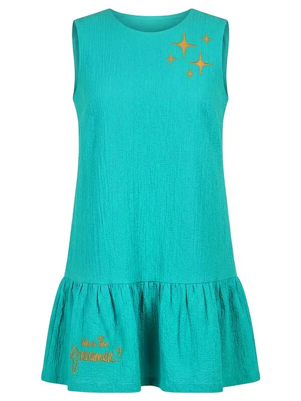 KING NAKED Deep Night Dress - Green