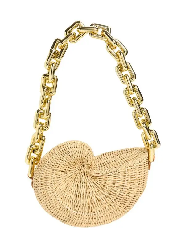 Poolside The Anna Conch Handbag - Natural