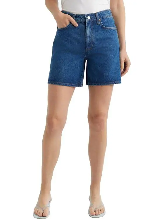 REFORMATION Raye Relaxed Denim Shorts - Cleary
