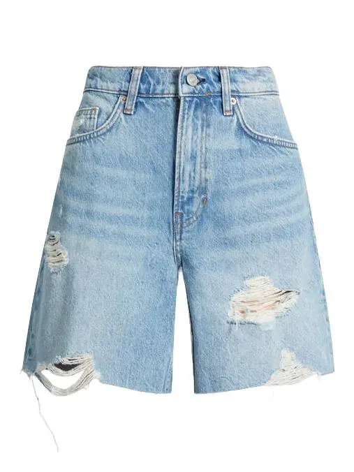 REFORMATION Raye Relaxed Denim Shorts - Paidge