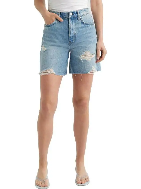 REFORMATION Raye Relaxed Denim Shorts - Paidge