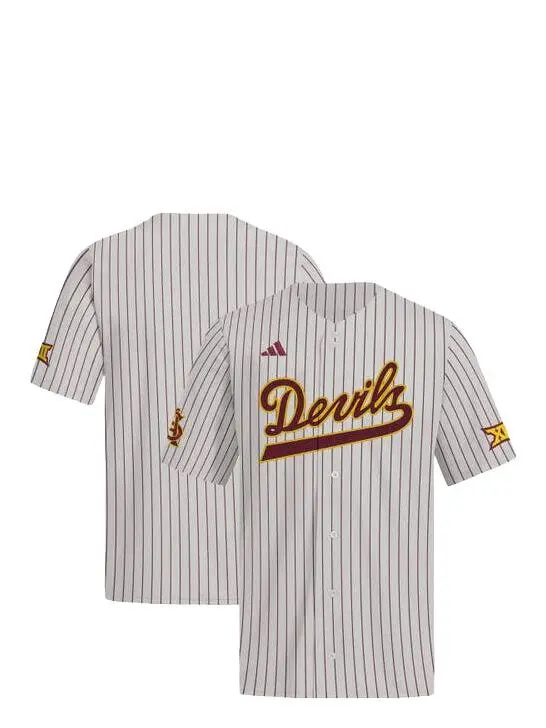 Adidas Arizona State Sun Devils Alternate Replica Baseball Jersey - Gray