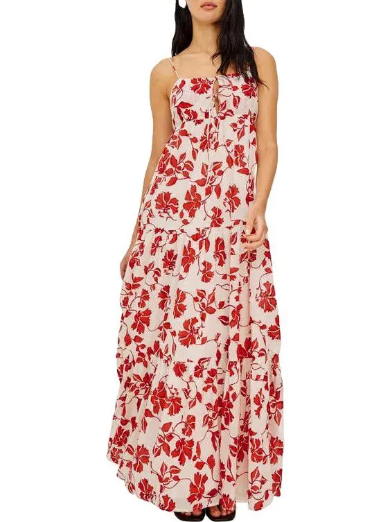 Rails Mica Maxi Dress Floral - Red Jasmine