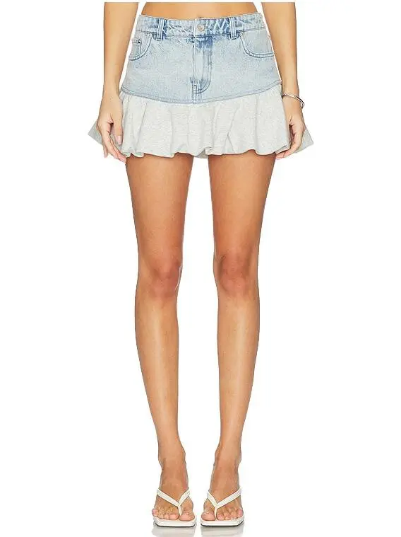 SEROYA Mercer Skirt - Blue
