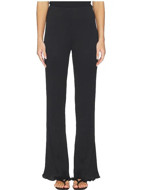 LOVERS AND FRIENDS Rudi Plisse Pant - Black