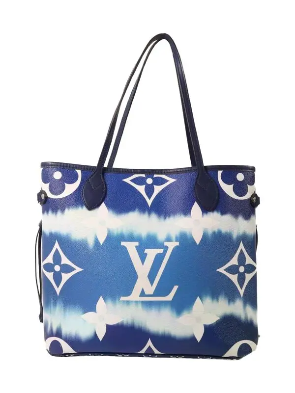LOUIS VUITTON Neverfull Tote Bag - Blue