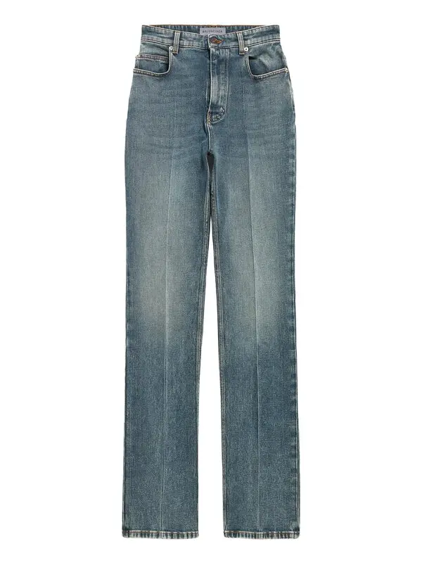 Balenciaga High-rise Slim Jeans - Blue