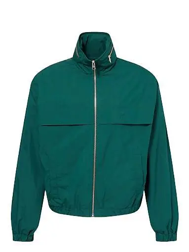Ami De Coeur Embossed Windbreaker Jacket - Vert Sapin
