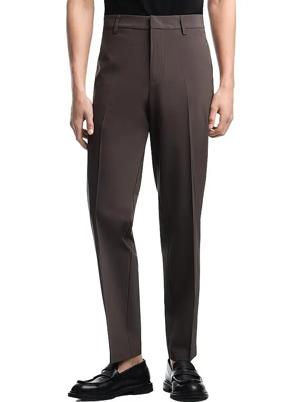 Emporio Armani Regular Fit Tailored Trousers - Major Brown