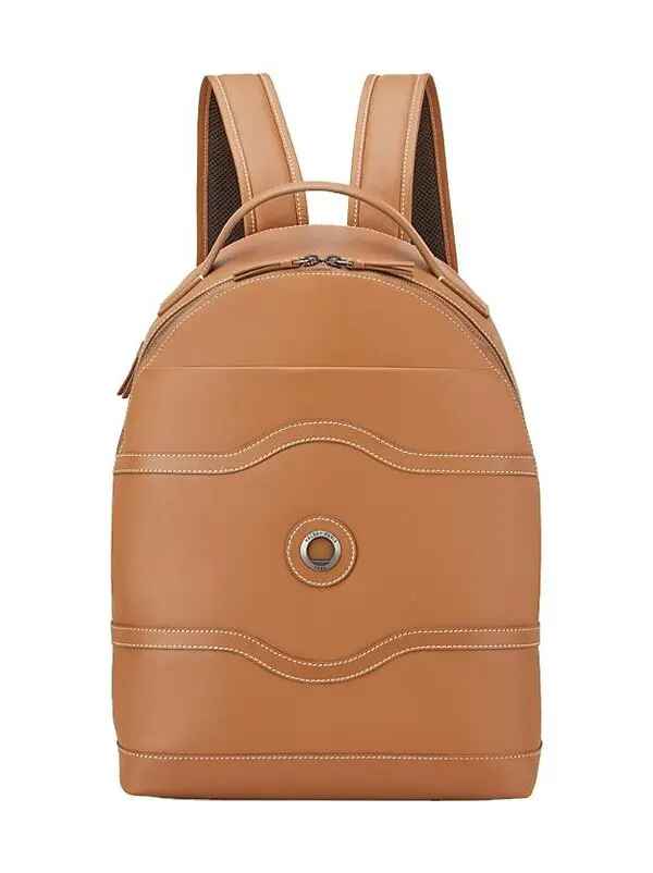 DELSEY PARIS Chatelet Air 2.0 Leather Backpack - Cognac
