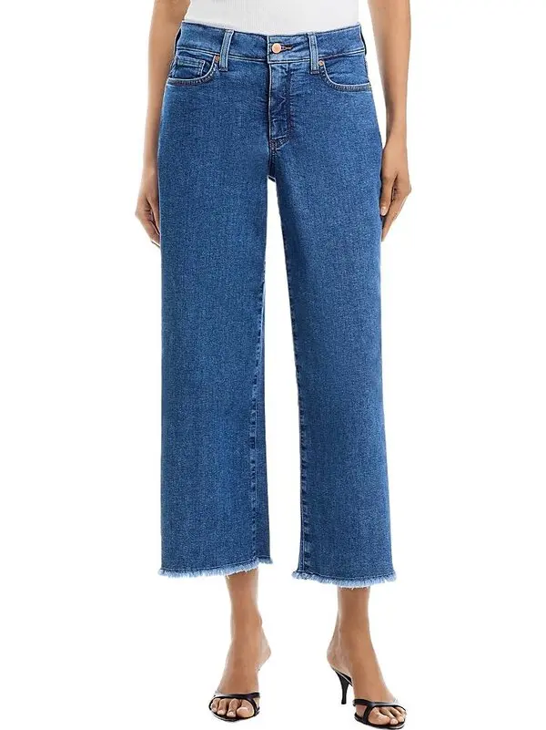 NYDJ Teresa High Rise Wide Leg Ankle Jeans - Salton