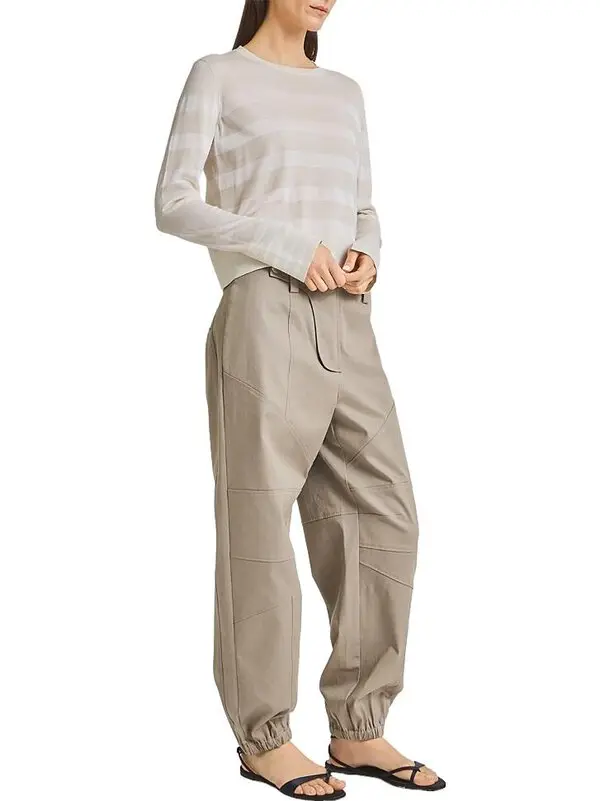SAINT ART Volos Cinched Moto Pants - Cobblestone