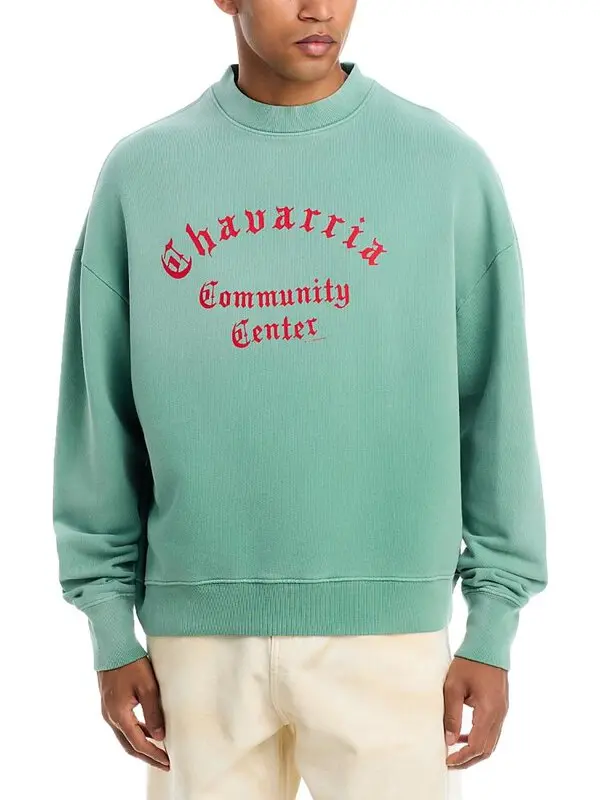 WILLY CHAVARRIA Crewneck Sweatshirt - Uniform Green