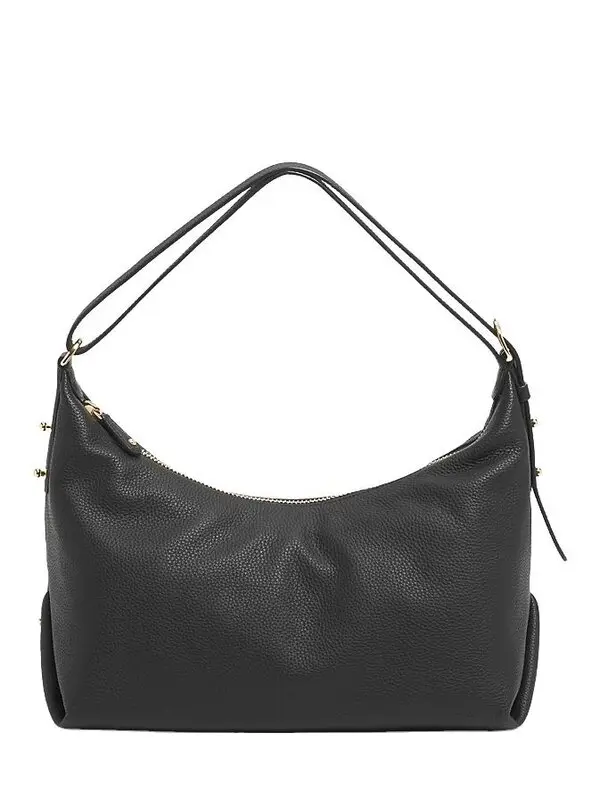 Stoney Clover Lane Pitsford Small Suede Shoulder Bag - Caviar