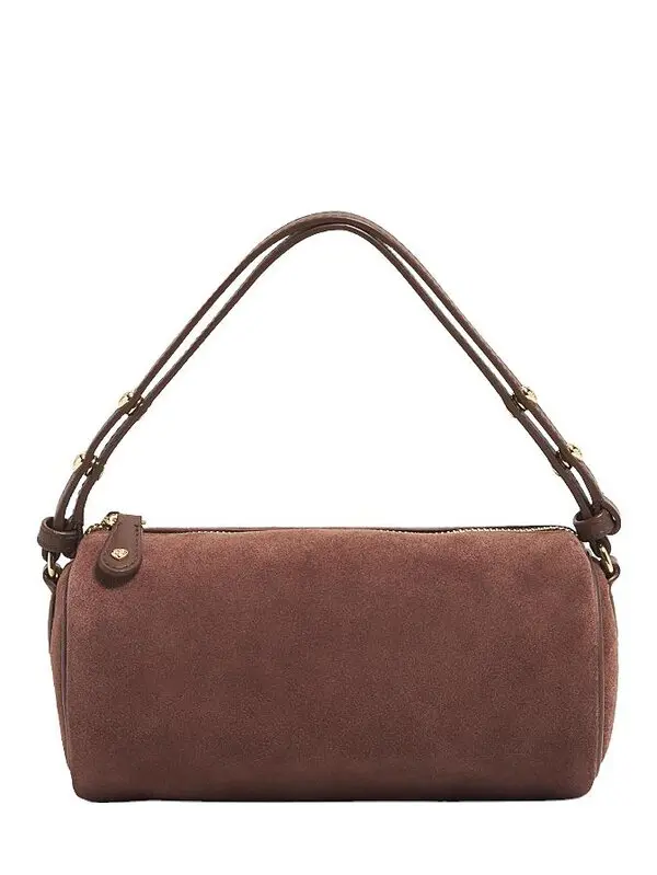 Stoney Clover Lane Brighton Mini Suede Barrel Bag - Teddy