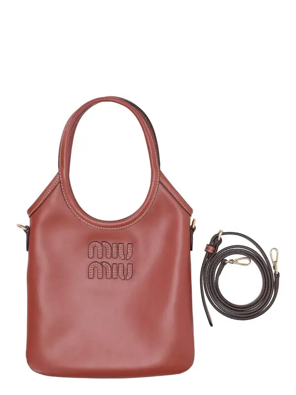 Miu Miu Borse Softy Shoulder Bag - Ruggine