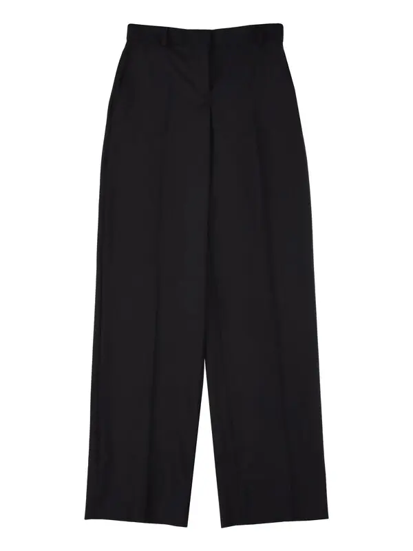 Stella McCartney Canvas Tailoring Loose Trouser - Black