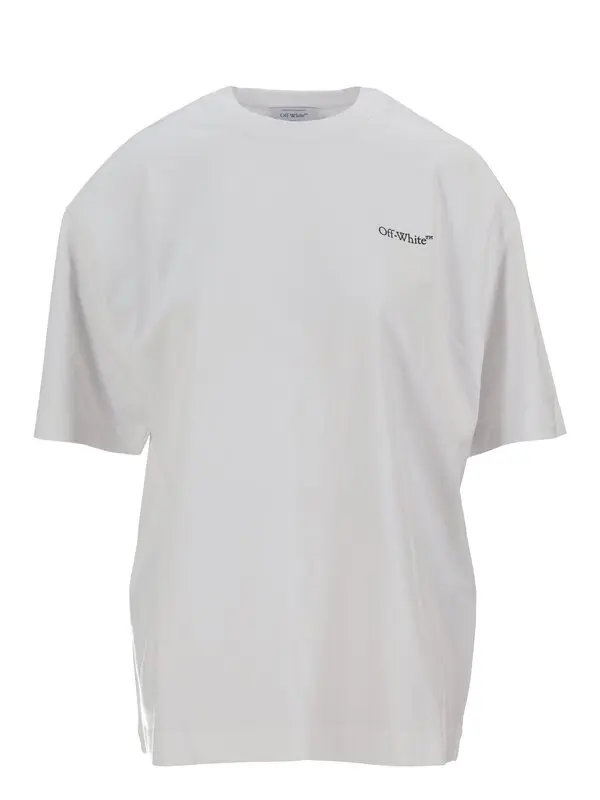 Off-White Half Arrow Skate Short Sleeve T-shirt - White - Black