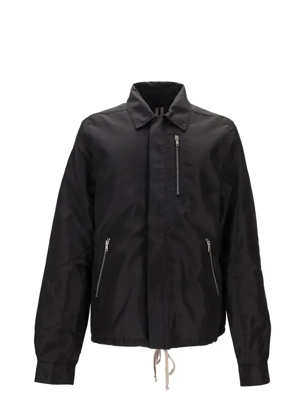 Rick Owens Concealed Zip-front Jacket - Black