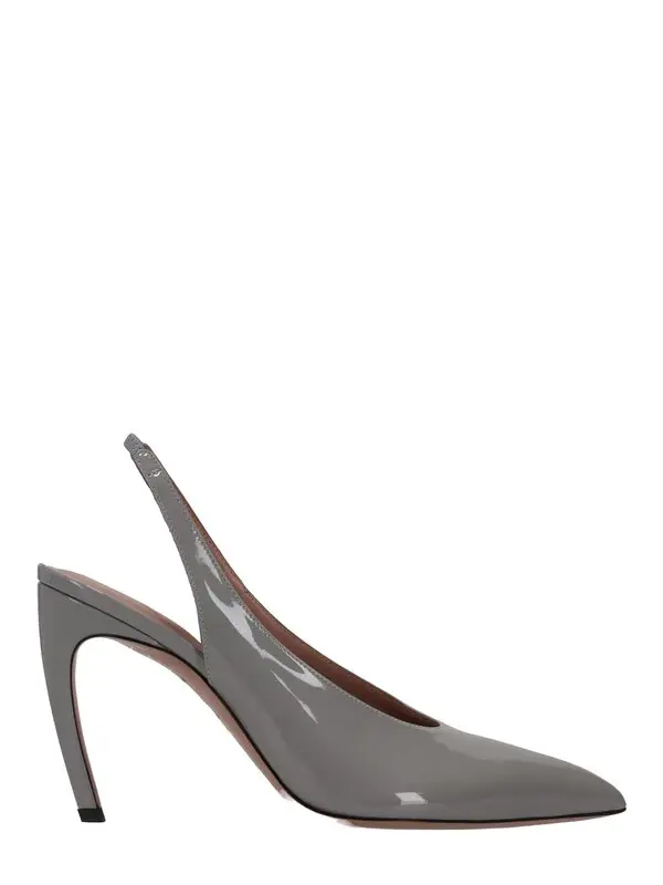 Attico Viper Slingback 95mm Pumps - Grey