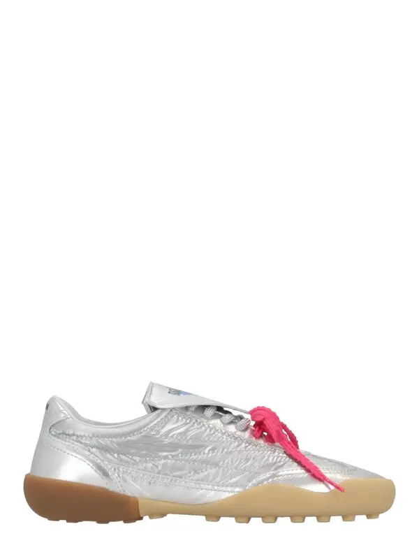 Dsquared2 Lace Up Low Top Sneakers - Argento
