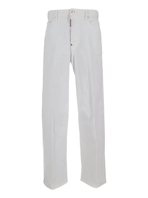 Dsquared2 Five-pocket Pants - White
