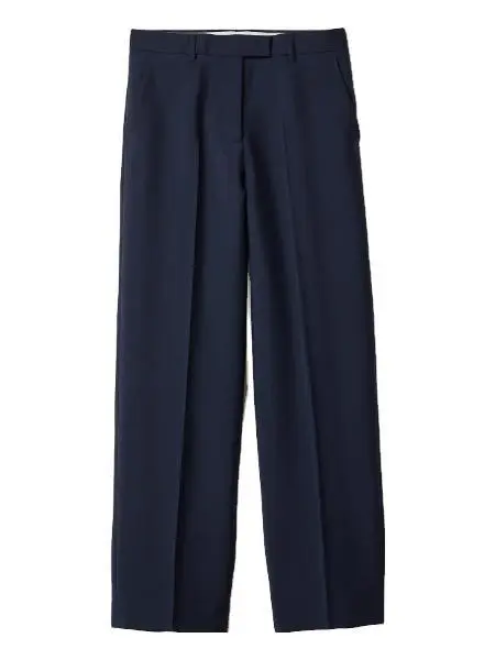 Miu Miu Tailored Wide-leg Trousers - Navy