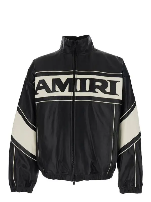 Amiri Sport Leather Jacket - Black