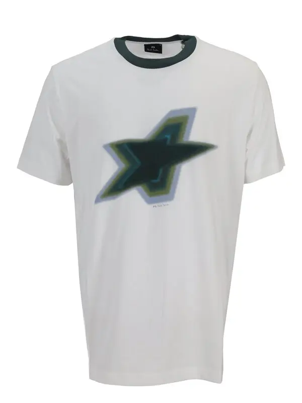 Paul Smith Regular Fit Star T-shirt - White
