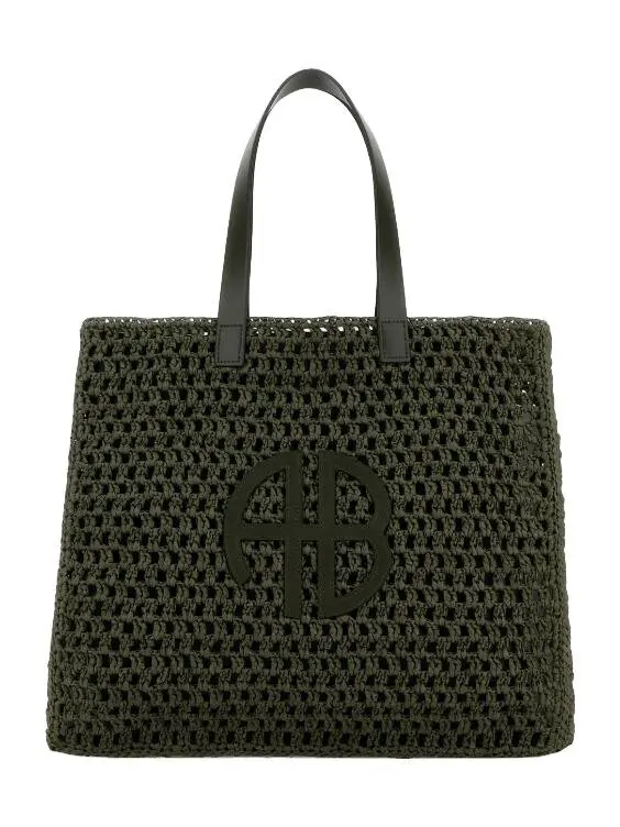 ANINE BING Large Rio Tote - Military Green