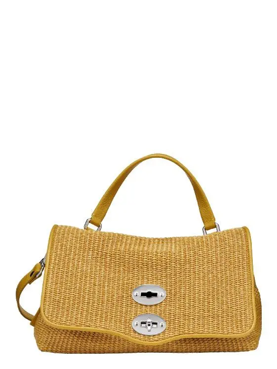 ZANELLATO Postina Vimini S Woven Bag - Yellow Provenza
