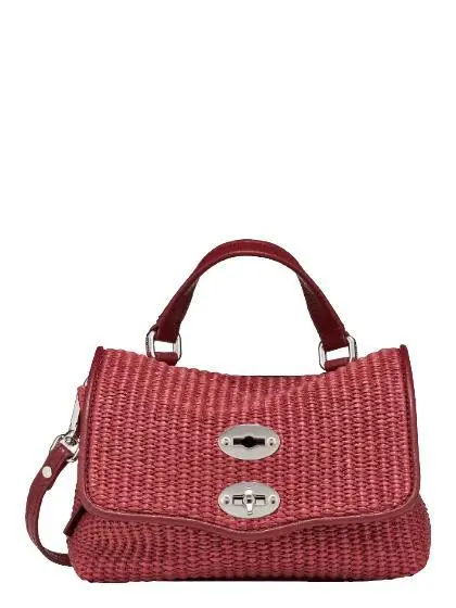 ZANELLATO Postina Vimini Baby Bag - Red Vignola