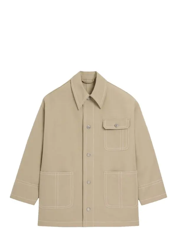 Ami Veste Worker Jacket - Beigetaupe