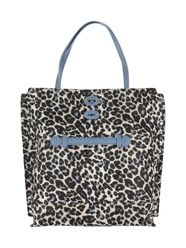 ZANELLATO A Spasso Tokyo Animalier M Tote Bag - Black Amazzonia