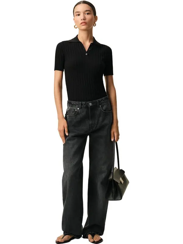 Ami Jean Large Fit - Noirused
