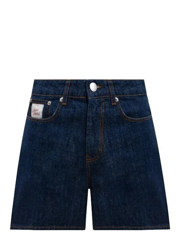 Ami Heritage Denim Shorts - Indigo