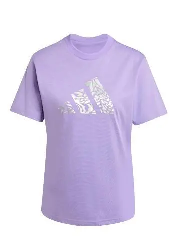 Adidas Tech Metallic Graphic T-shirt - Violet Fusion