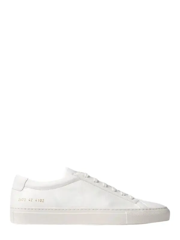 COMMON PROJECTS Achilles Premium Low Top Sneakers - Off White