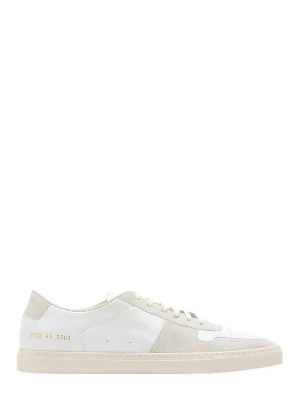 COMMON PROJECTS Bball Low Leather Suede - White