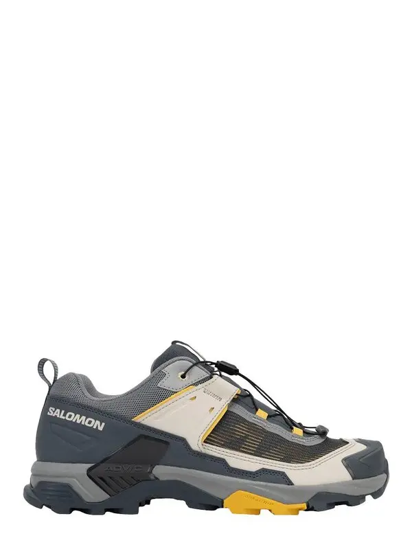 SALOMON X Ultra 5 Low Top Athletic Sneakers - Monument/turbul/spicy Mustard