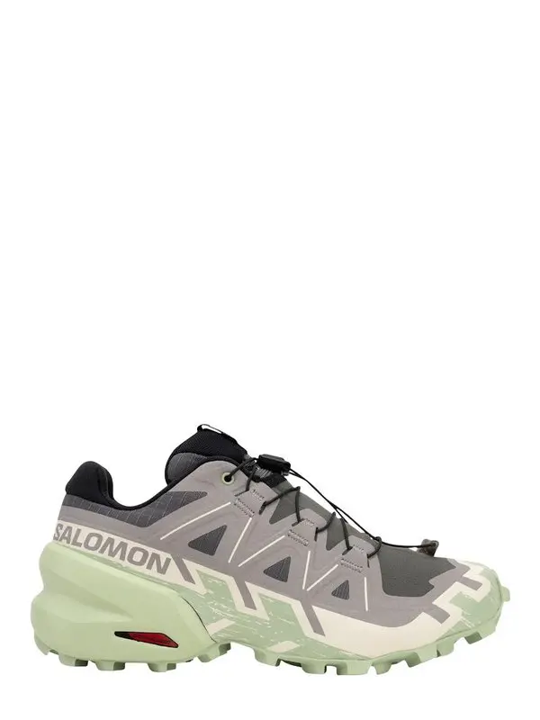 SALOMON Speedcross 6 Athletic Sneakers - Castlerock/vanilla Ice/smoke Green