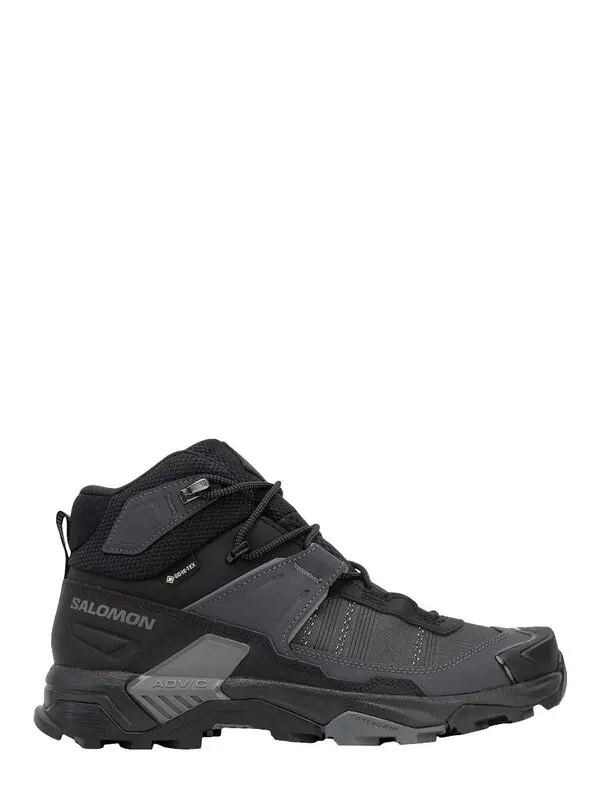 SALOMON X Ultra 5 Mid Gore-tex Boots - Black/asphalt/castlerock