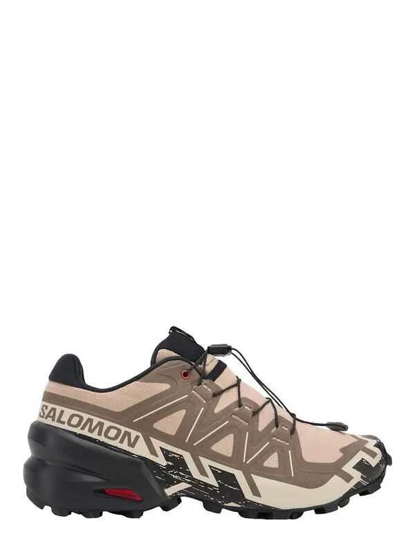 SALOMON Speedcross 6 Athletic Sneakers - Natural/black/almond Milk