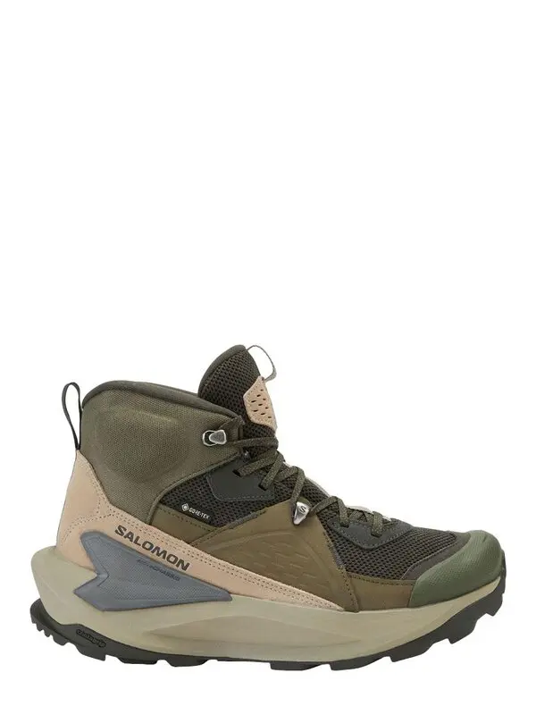 SALOMON Elixir Mid Goretex Boots - Peat/vintage Khaki/castlerock