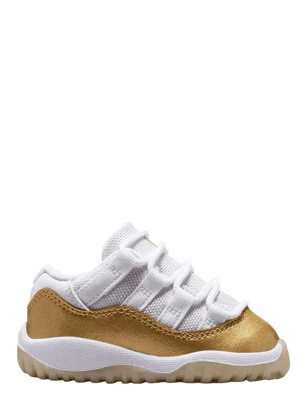 JORDAN 11 Retro Low Sneakers - White/metallic Gold/team Gold