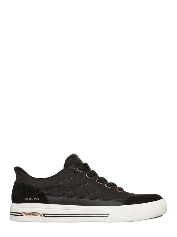 Sketchers Slip-ins Arch Fit Cozy Fit Sneakers - Black
