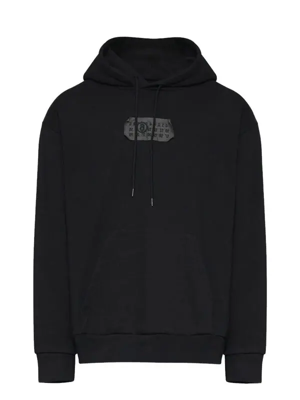 MAISON MARGIELA Logo Hoodie - Black