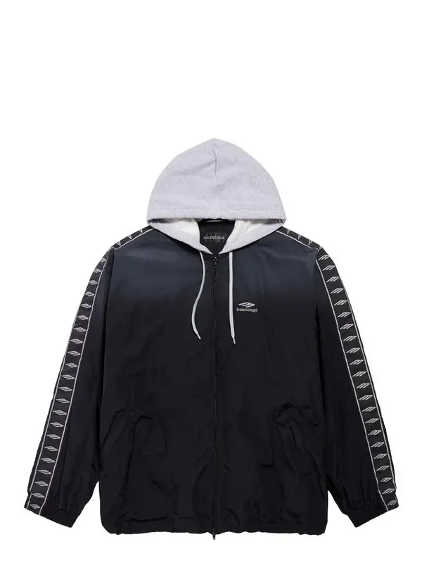 Balenciaga Oversize Tracksuit Jacket - Black