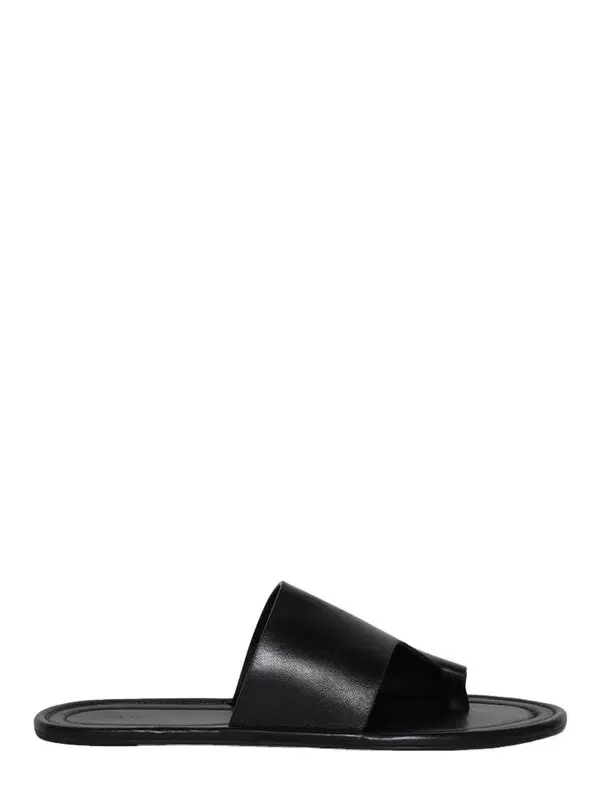 THE ROW Malick Thong Sandals - Black