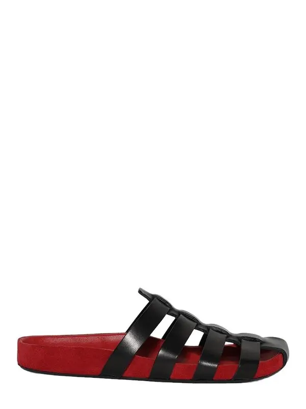 JUDE Dusty Flat Fisherman Sandals - Red
